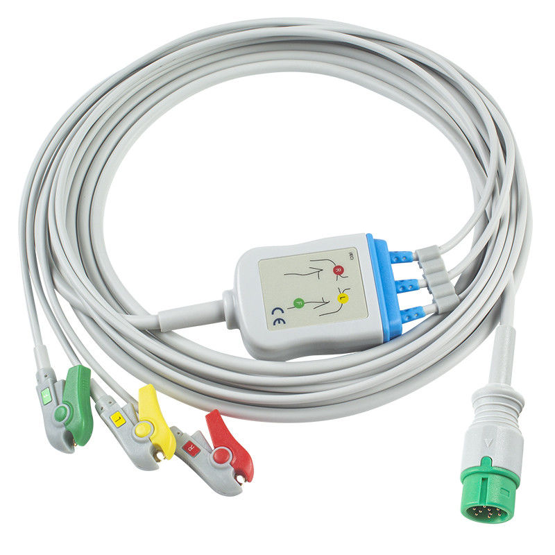 Yonker ECG Cable 9Pin ECG trunk cable 3channel EKG Cable