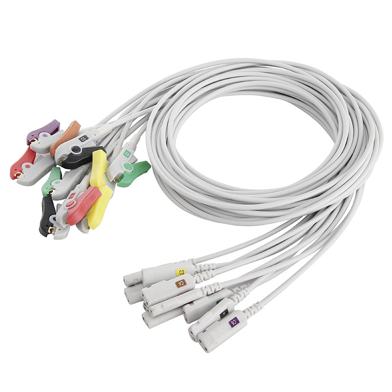 CONMED ECG Leadwires 10 Lead ECG Cable IEC 4.0 Grabber EKG Leadwires