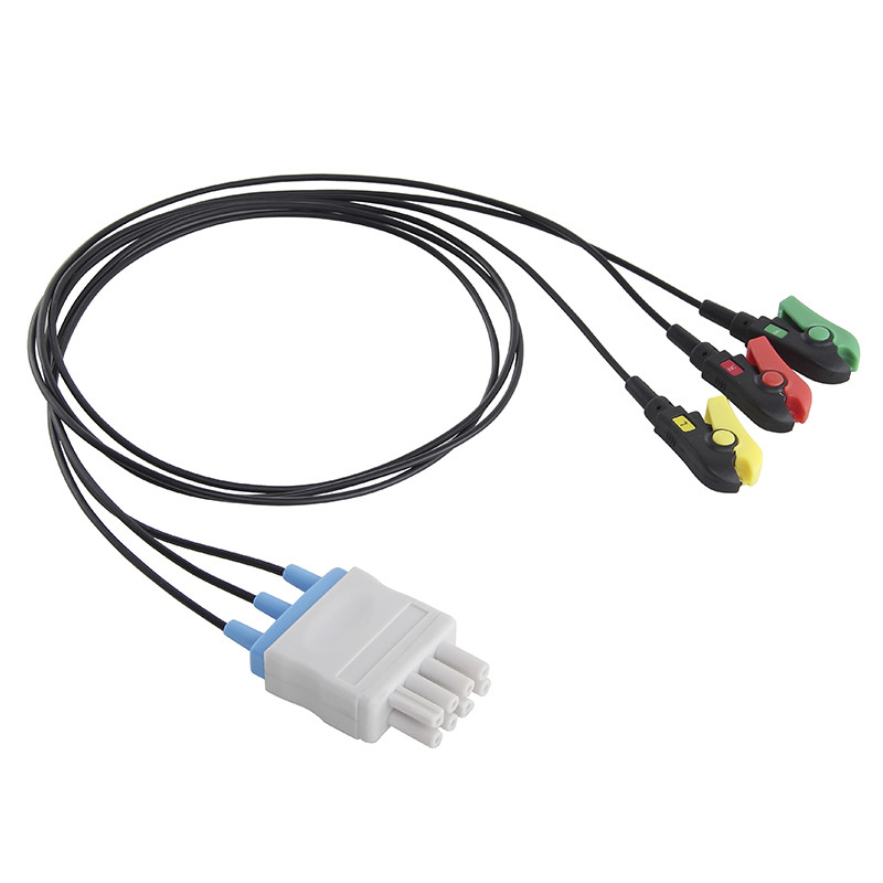 Nihon Konhden X-Ray CT Radiaotransparent ECG Leadwires 3 Lead MRI ECG ...