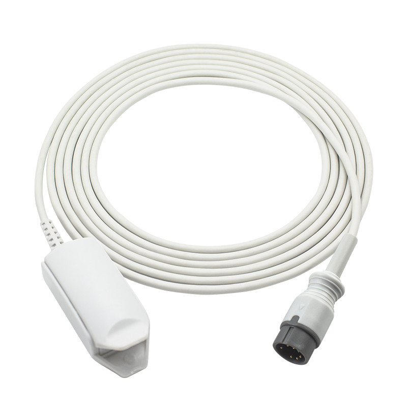 Zoncare Reusable SpO2 Sensor PM-7000C PM-7000D 6Pin Adult Finger Clip ...