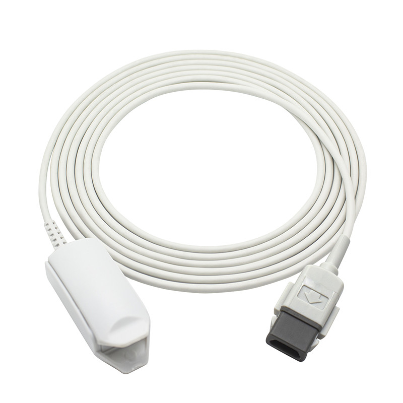 GE Datex Ohmeda Reusable SpO2 Sensor OXY-F4-MC TruSignal Tech TruSat ED ...