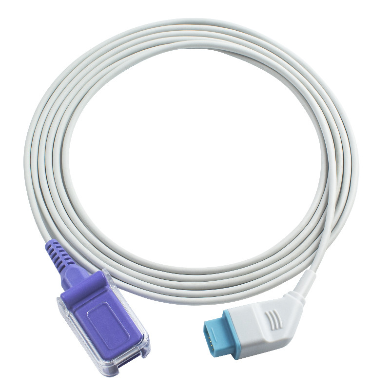 Nihon Kohden JL-650P SpO2 Sensor Cable 12Pin To DB9 SpO2 Extension Cable