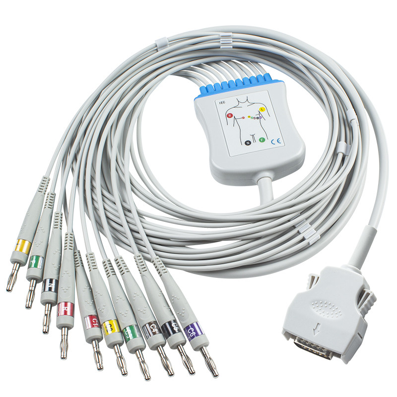 Mortara Direct Connect EKG Cable 9293-021-50 ECG Cable For ELI 100, ELI ...