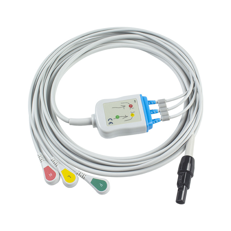 Welch allyn Propaq LT ECG Cables and Leadwires Patient cable 3 Lead ECG ...