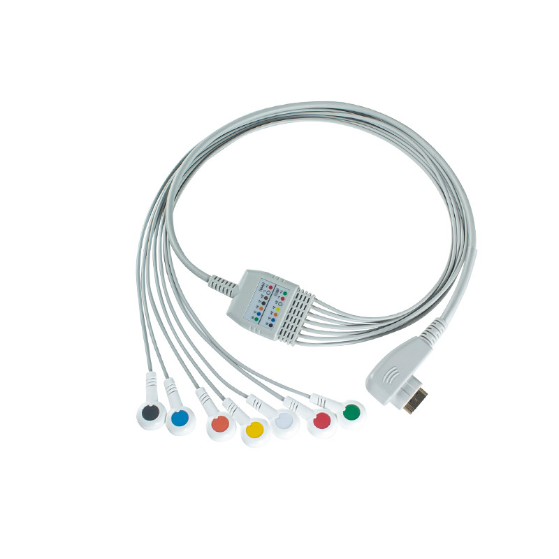 ECG Cable for DMS 300-3A , ECG 7 Lead Holter DMS Cable ECG DMS Holter