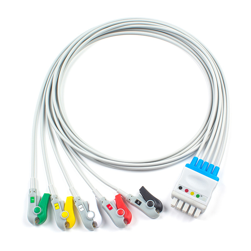 GE Healthcare Marquette ECG Leadwires 412681-001 GE Dash 2500 Solar ...