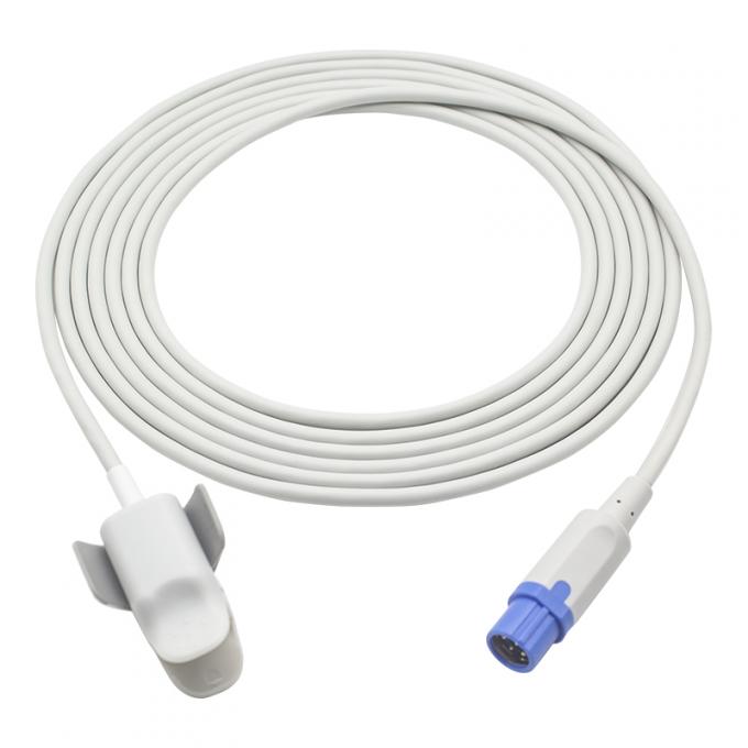 Drager Siemens Sirecust Sirem SpO2 Sensor 7Pin Adult Finger Clip SpO2 Probe