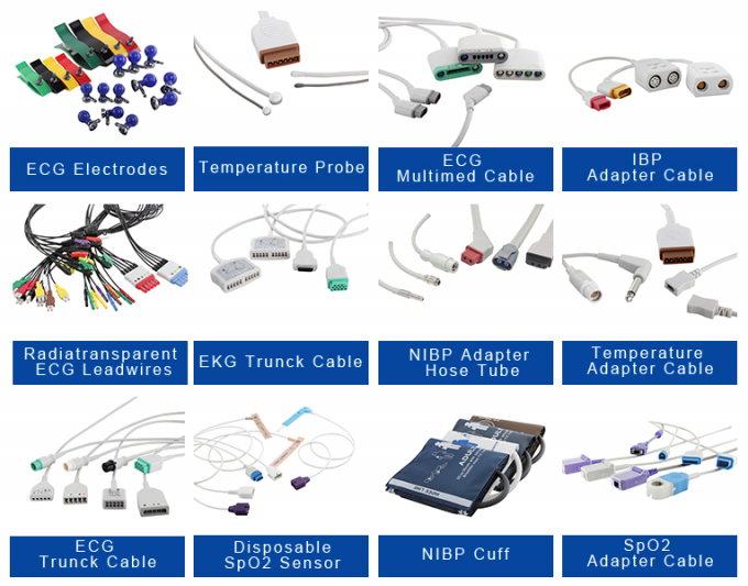 Banana Needle To Clip ECG Adapter Pigtail Adapters 3.00MM IEC ECG ...